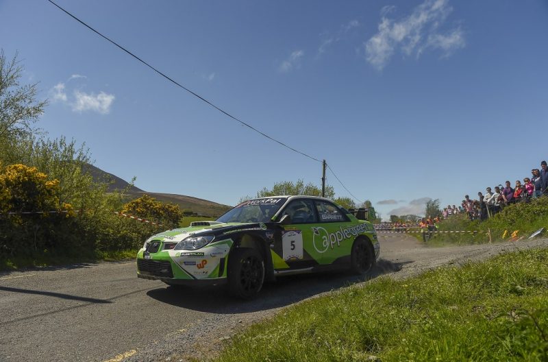 Manus Kelly and Donall Barrett win the Cartell.ie International Rally ...